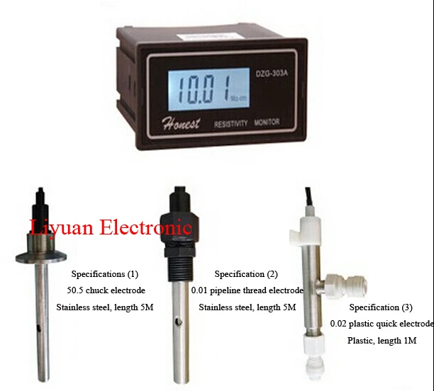 DZG 303A 0.56 "LCD intelligent resistivity meter / 4 ~ 20mA resistivity ...