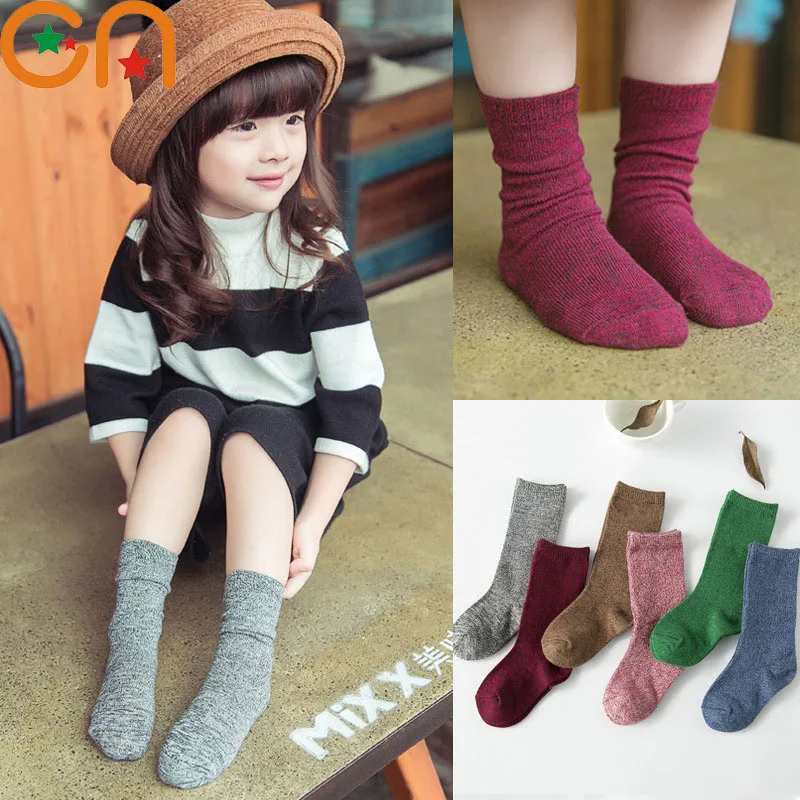 1 10 yrs Boys Girls fashion cotton socks baby cute toddler Knee high ...