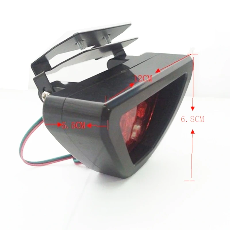 Led Brake Higt Lights Universal Sporty F1 Style Triangle Car Styling ...