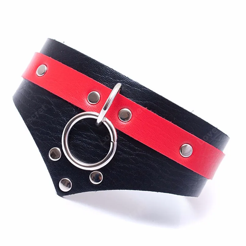Bdsm Fetish Bondage Pu Leather Sex Slave Collar Best Crossdress And Tgirl Store