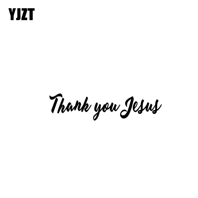 YJZT-12-7CM-3-2CM-THANK-YOU-JESUS-Vinyl-Car-Motorcycle-Sticker-Decals ...