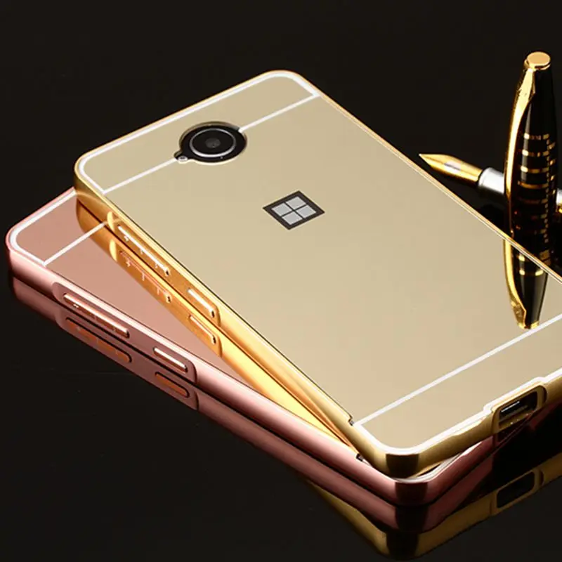 Luxury ultra thin acrylic mirror cover protective frame metal aluminum ...