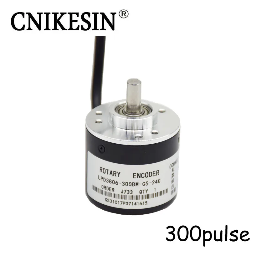 Cnikesin original encoder 300 펄스 광전 식 로터리 엔코더 5 24 v 커플 링 npn 출력 ...