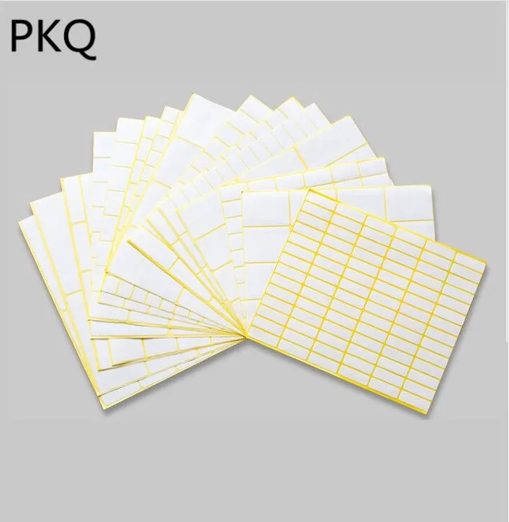 15 Lembar 31 Ukuran A5 Label Stiker Putih Kecil Persegi Stiker Kertas ...