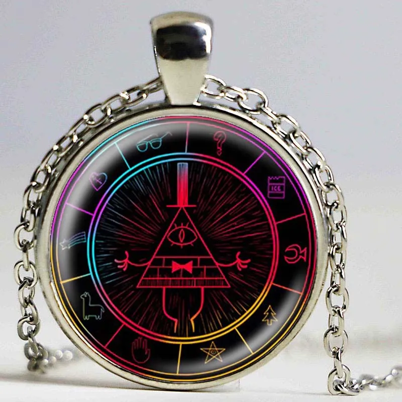 25mm Round Pendant Necklace Steampunk Drama Gravity Falls Mysteries ...