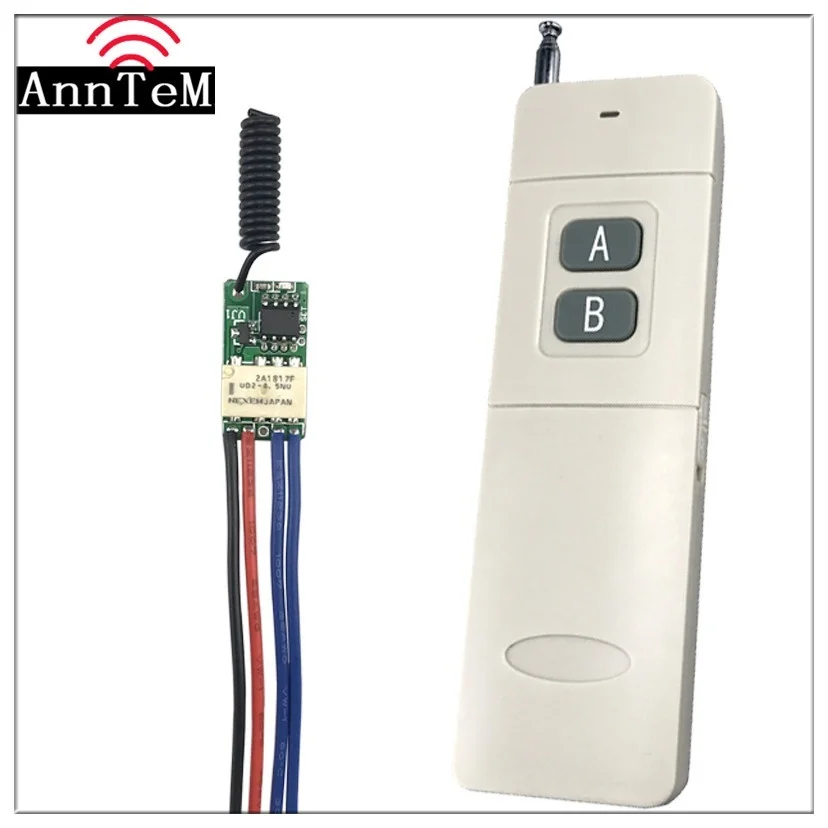wireless rf remote control switch dc 3.5v 3.7v 9v 12v 433mhz Mini small ...