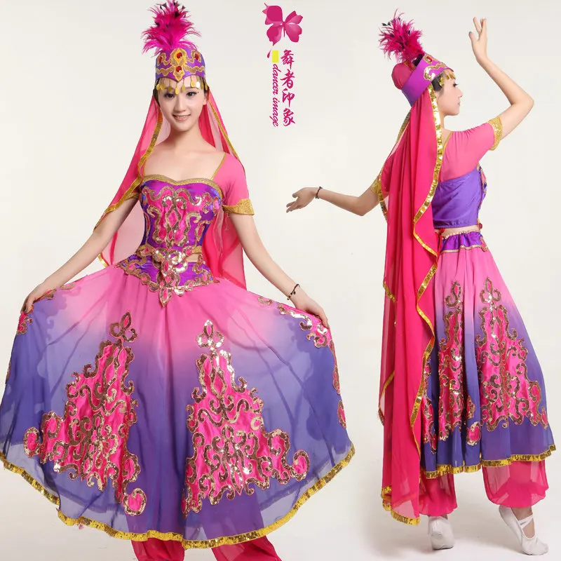 Xinjiang dance clothing female dancers impression Xinjiang Xinjiang ...