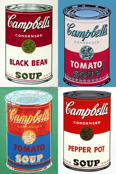 Andy Warhol Soup Pop Art