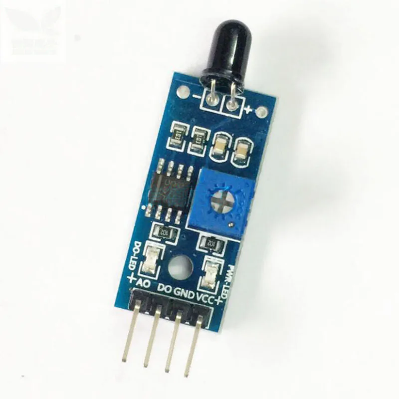 1 Pc 4 Pin Infrared Receiver Flame Sensor Module Fire Detection Module Fire Detection Alarm