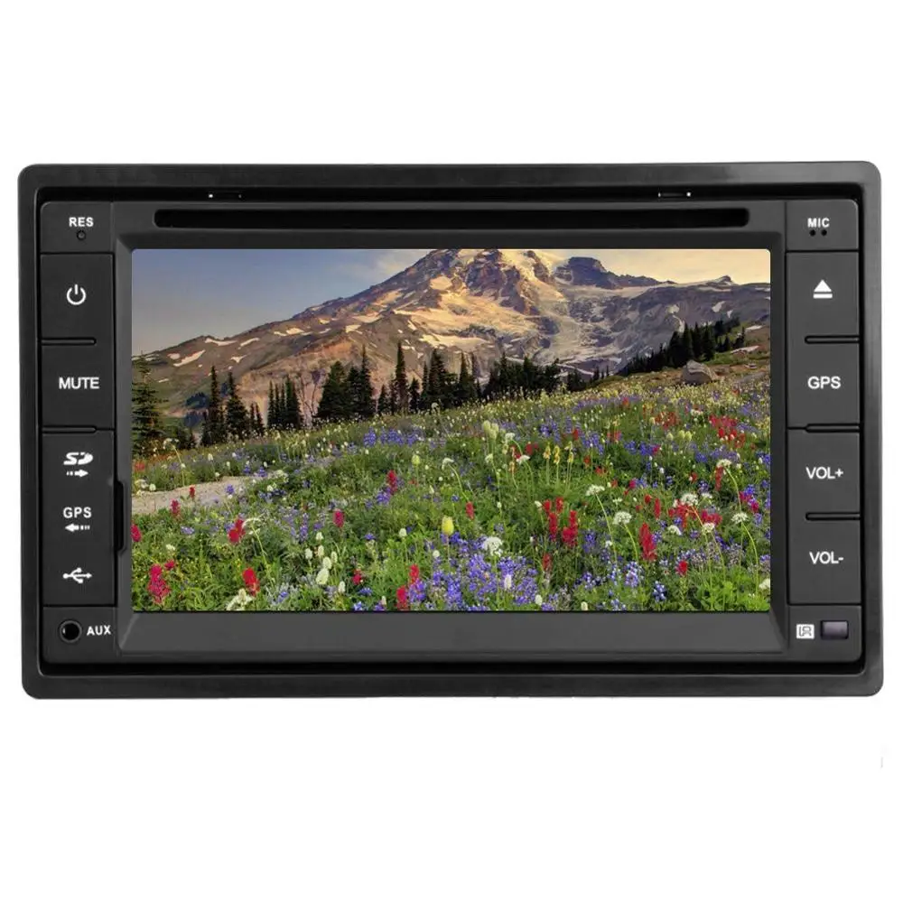 Double 2 Din Car Stereo Bluetooth Headunit In dash Deck 6.2 Inch Touch ...