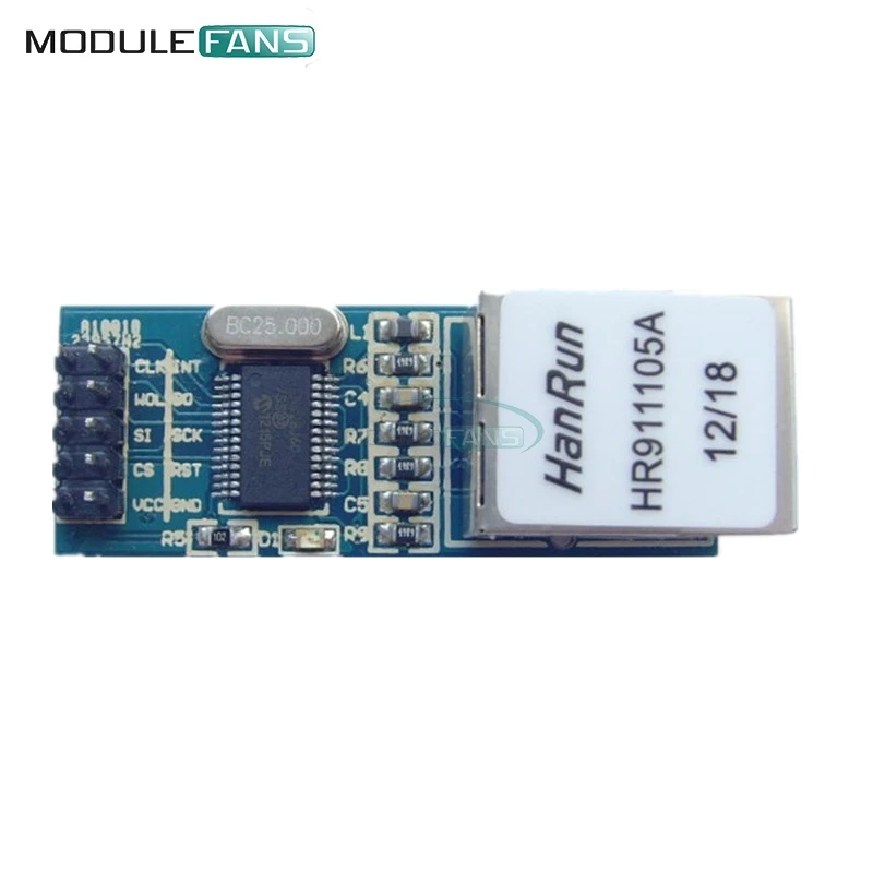 Mini ENC28J60 Ethernet LAN / Network Module For Arduino 51 AVR STM32 ...