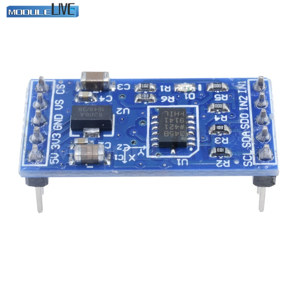 Adxl345 Iic Spi 3 Axis Digital Gravity Angle Sensor Acceleration Accelerometer Tilt Sensor