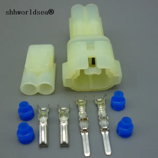 Shhworldsea 1sets automotive connector Female Male 2 Pin Power Battery ...