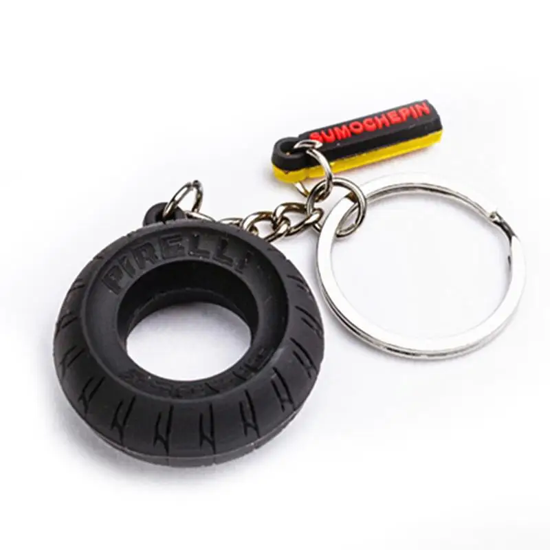 Creative Motorcycle Motorbike Tyre Keychain Key Chain Tire Keyring Key ...