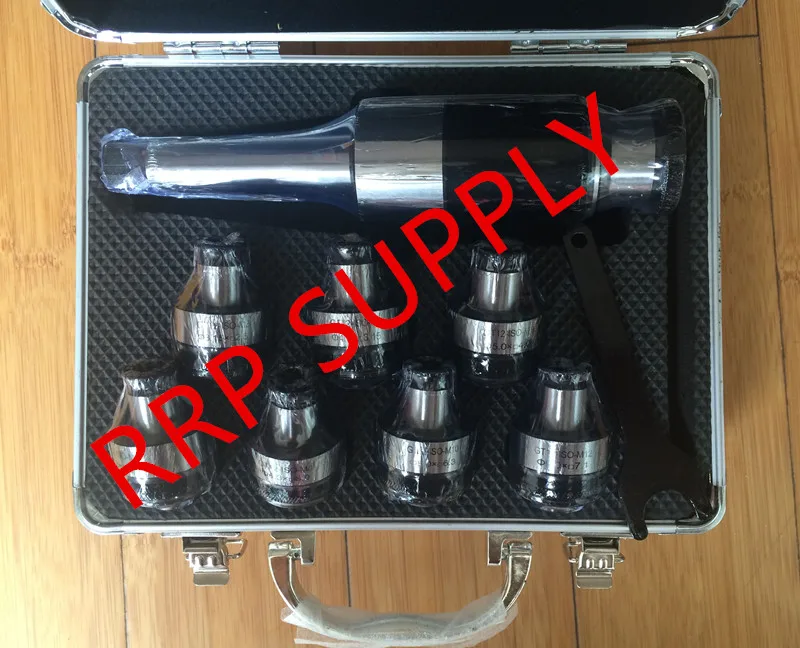 Mt4 Taper, Gt12 M3-m16 Tapping Collet Chuck Set,integrated Mt4 Arbor To ...