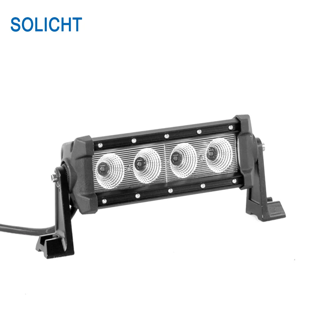 SOLICHT 4PCS 9'' INCH 40W LED LIGHT BARS FOR OFF ROAD LED BAR TRUCK CAR ...
