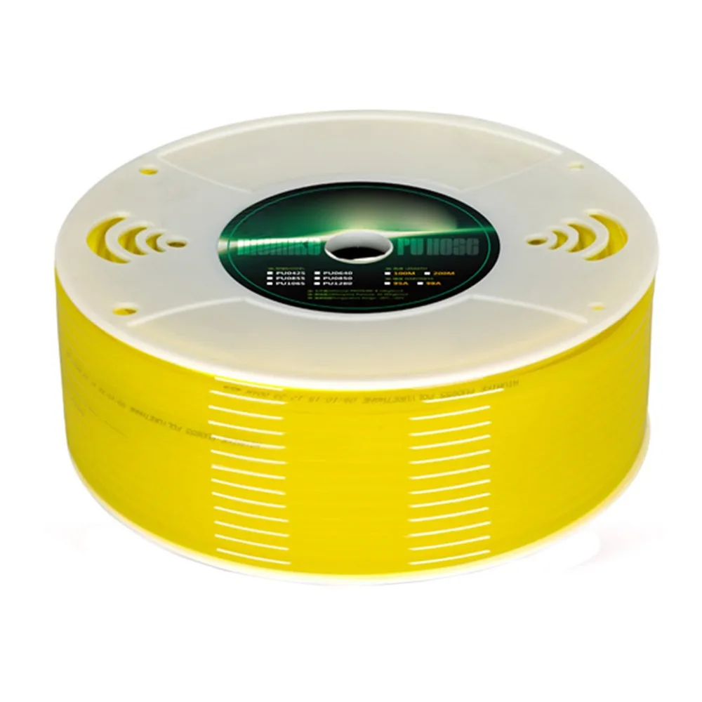 yellow Air PU Pipe Pneumatic Components PU WindPipe Pneumatic Hose Pipe ...