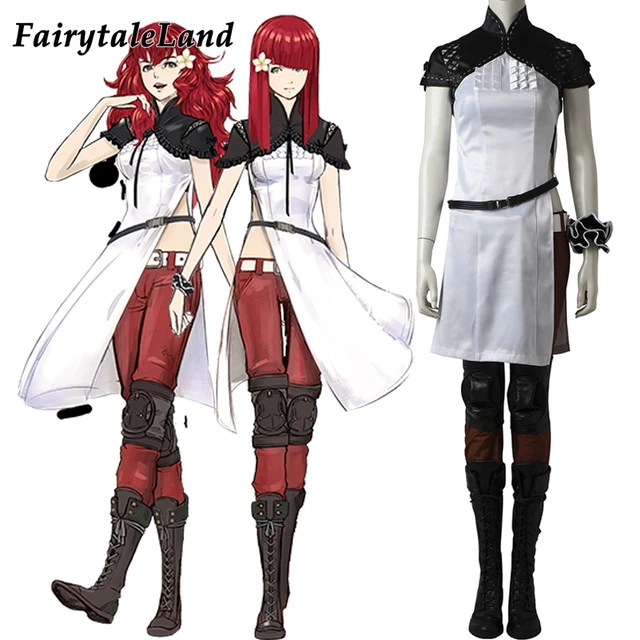 NieR Automata Devola Popola Cosplay Costume adult women Game Halloween ...