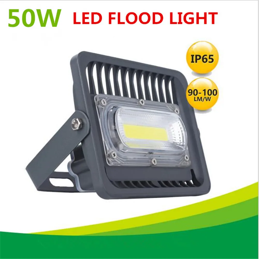1PC/LOT LED Flood Light 50W Floodlight IP66 Waterproof 85 265V CW WW ...