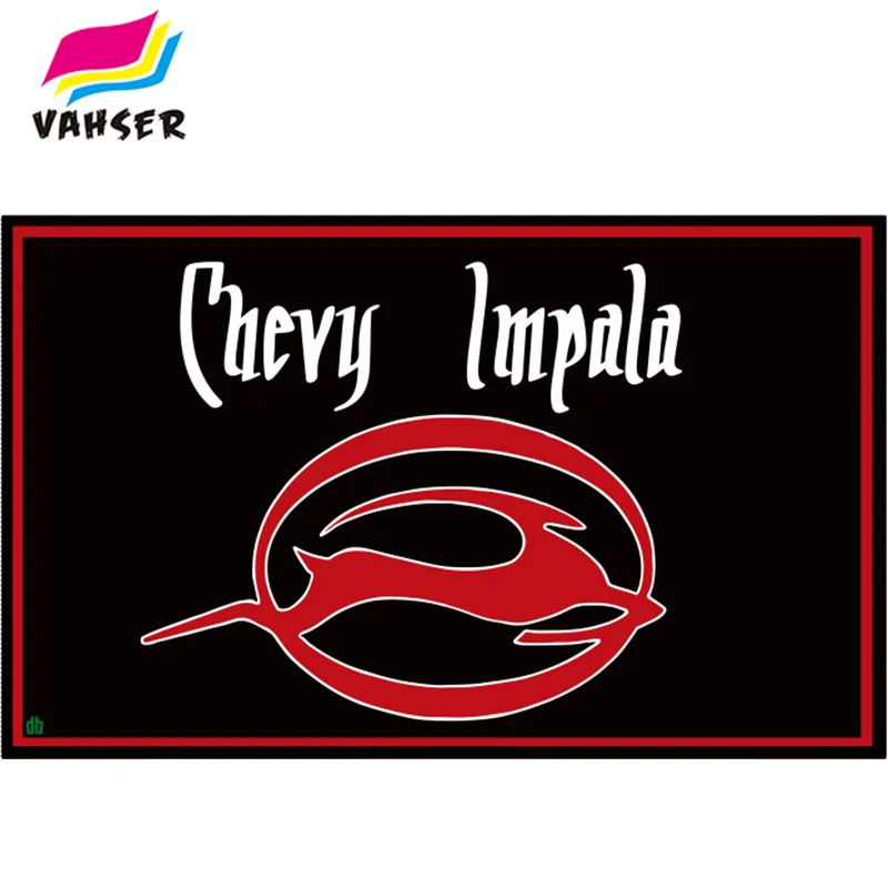 Exclusive Design "Chevy Impala" Series Flags 3x5ft Polyester Brass Ring ...
