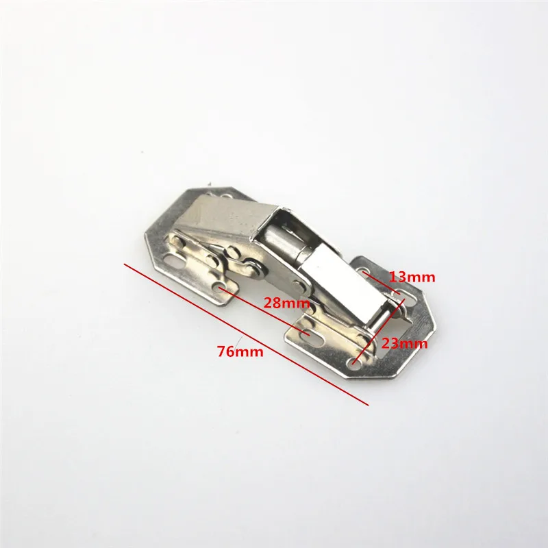 KK&FING 3 Inch 4 Inch No-Drilling Hole Cabinet Hinge 90 Degree Bridge ...