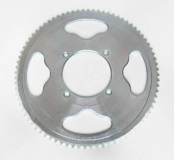 80 Teeth Sprocket, Fit For 25h Chain, Pitch: 1/4''=6.35mm, Chain Wheel ...