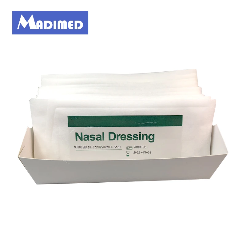 Disposable Nasal Dressing Medical Hemostatic Pva Sponge For Nose ...