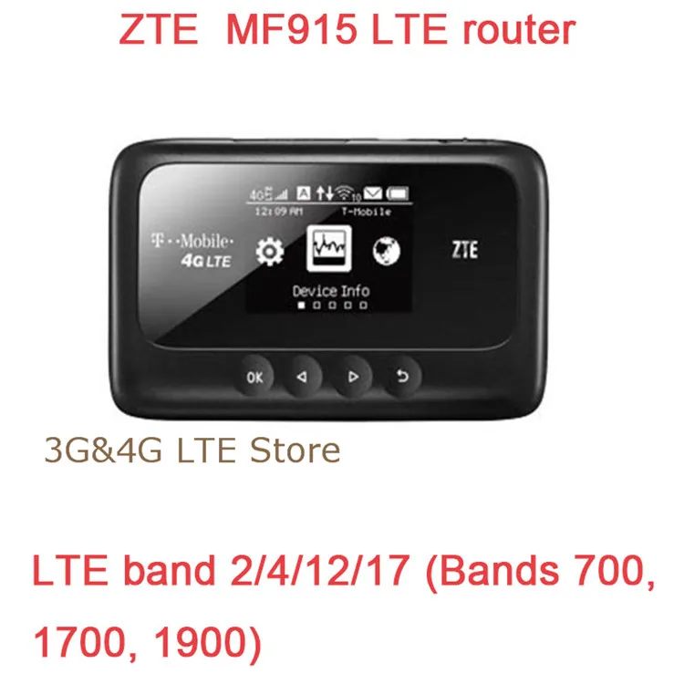 Unlocked ZTE MF915 Z915 4G Mobile Broadband WiFi Hotspot Router PK ...