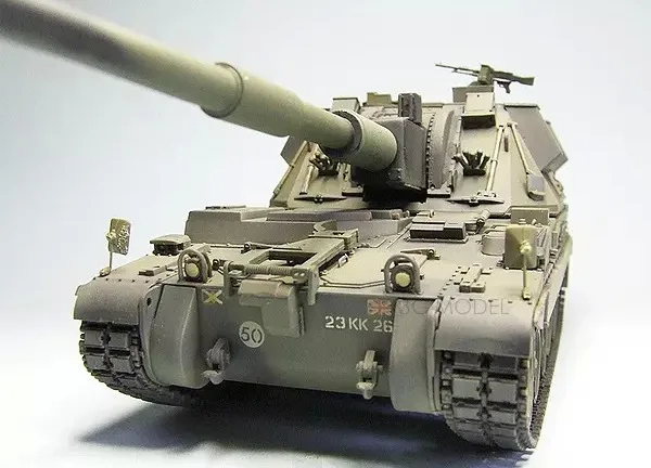 Trumpeter assembled military tank model 00324 British AS 90 155mm ...