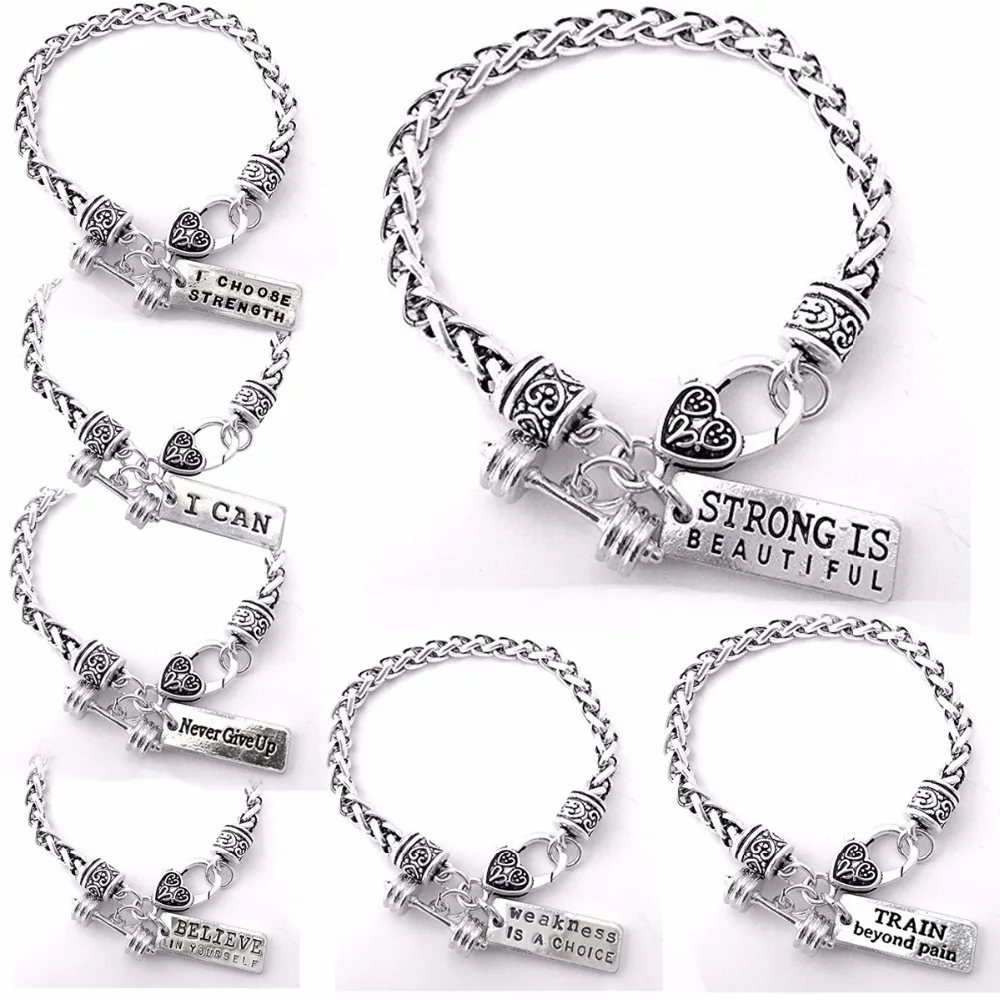 Cross-Fit-Training-Weight-Lifting-Dumbell-Barbell-Silver-Strong-is ...