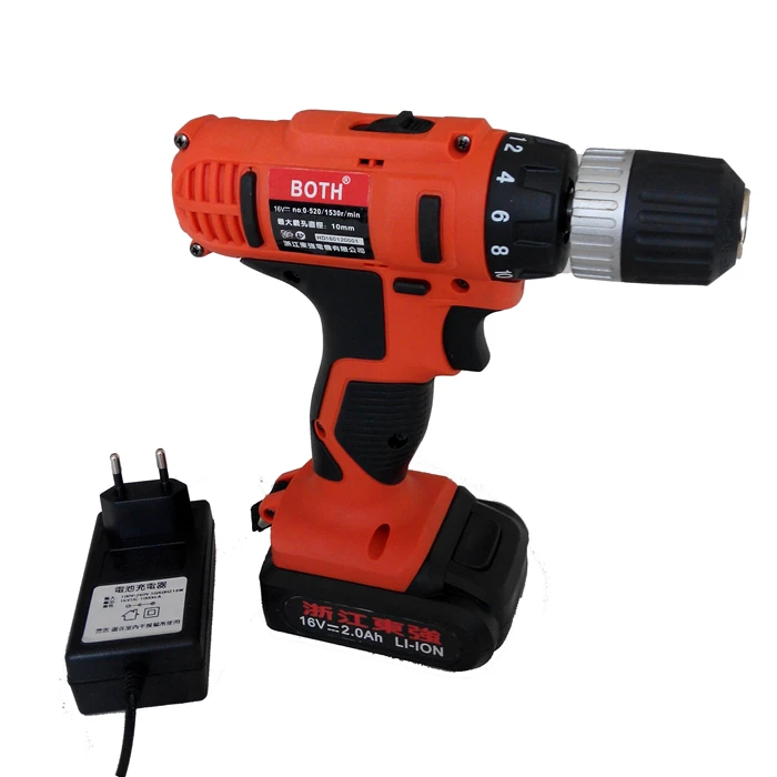 110/220V 0 310rpm/0 850rpm 10mm 14.4V 1.5Ah Battery Operated Drill ...