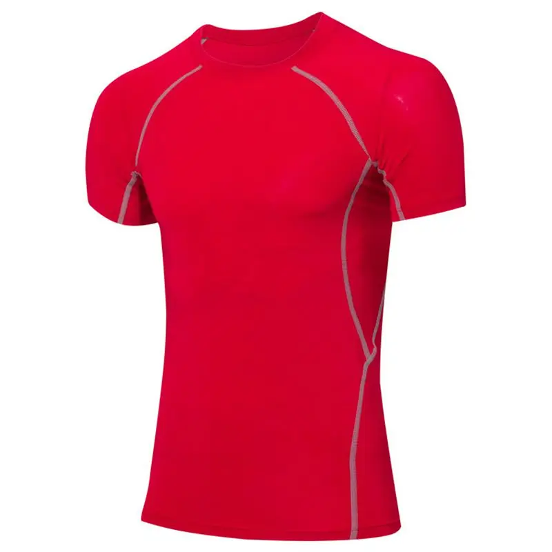 Compression Tight Fitness Basketball Jersey Gym Training Running ...