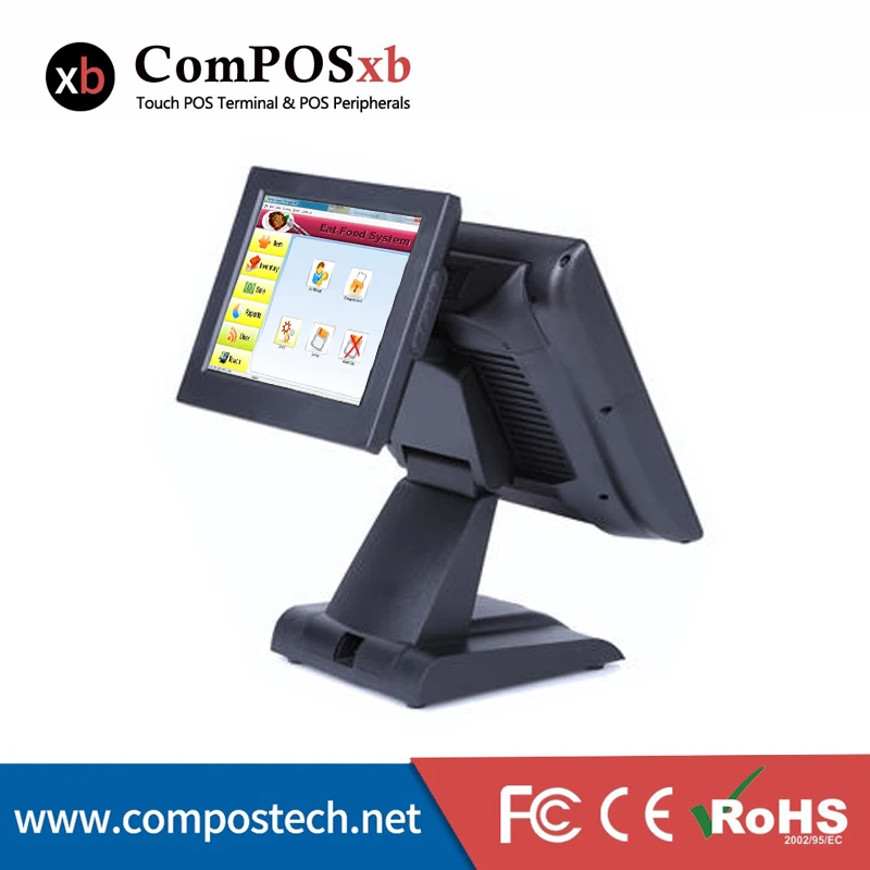 Windows-Pos-System-15-Inch-Dual-Screen-POS-Terminal-Touch-Computer ...