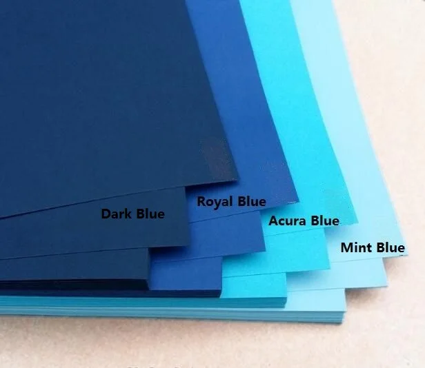 5x7 Blue Cardstock Paper
