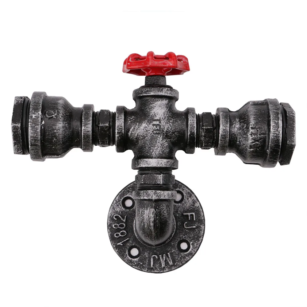 Waterpipe Steam Punk Loft Industrial Vintage Wall Lamp E27 2 Heads ...