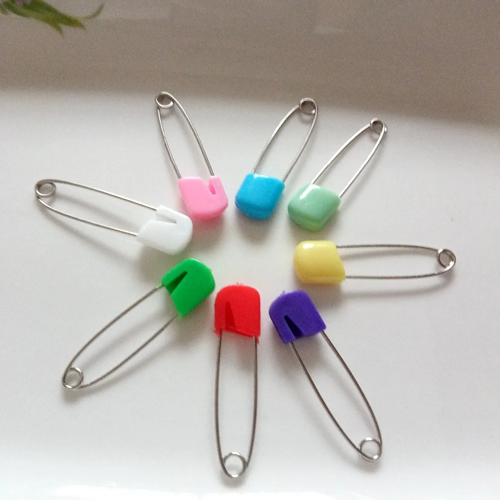 Alfileres de seguridad de Color caramelo, Clips seguros para el cuidado ...