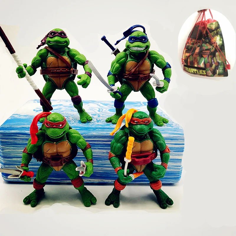 Ninjago Turtle Anime Action Figures PVC Nendoroid Dolls Juguetes Film ...