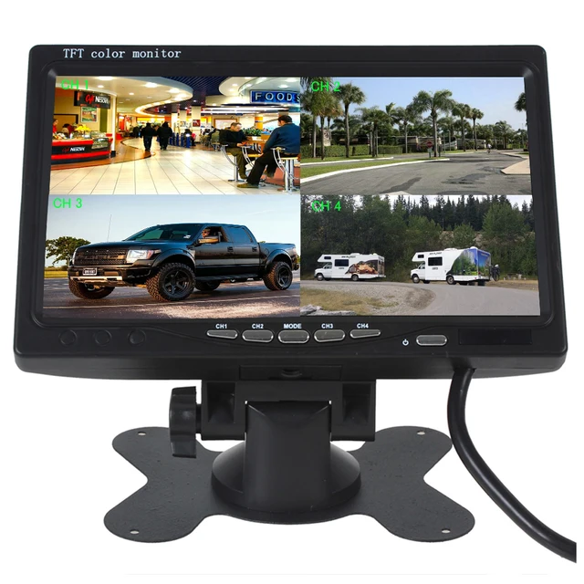 2018 Auto DC 12V TFT LCD Display Monitor Car Rearview Monitor 7 Inch Hd ...