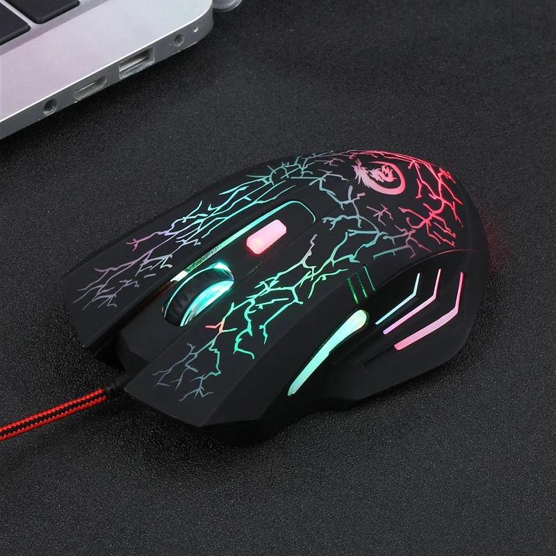 Professionelle Gaming Mouse 6 Tasten Optische Verdrahtete Spiel Mäuse ...