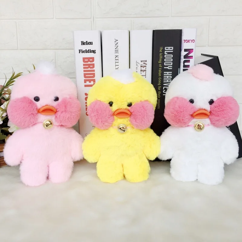 20 30 70cmplush Lalafanfan Cafe Mini Pato Amarelo bonito Brinquedo ...