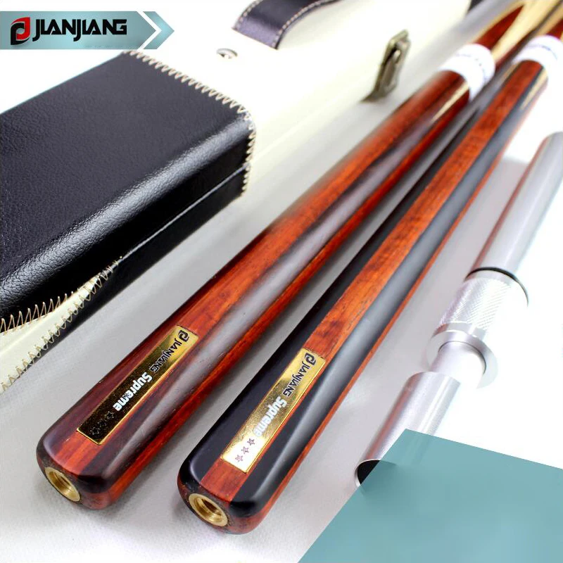 JIANJIANG Snooker Stick Cue One Piece Cue Stick With Case with ...