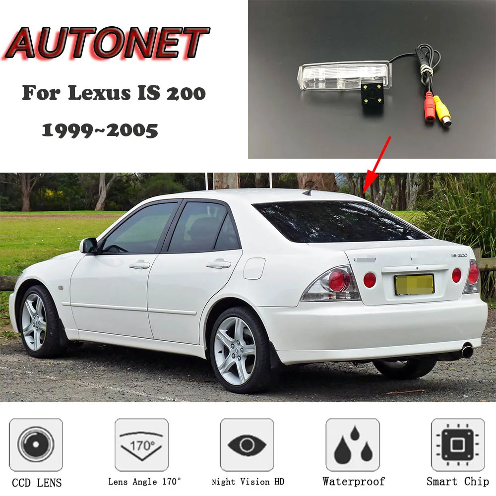 AUTONET HD Night Vision Backup Rear View camera For Lexus IS 200 is200 ...
