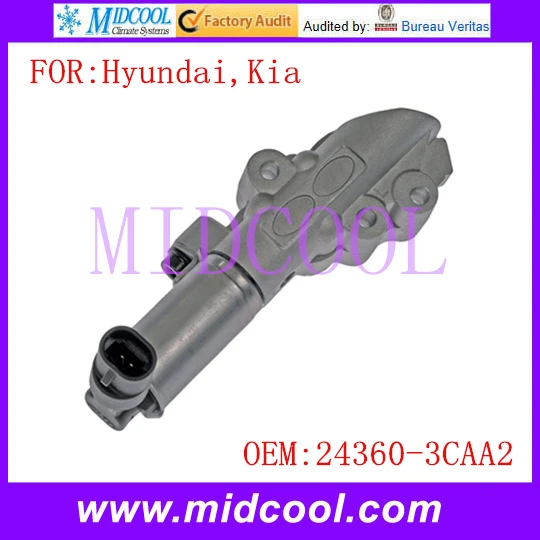New Oil Control Valve VVT Variable Timing Solenoid OE NO. 24360 3CAA2 ...