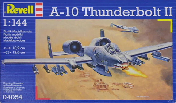 Revell MODEL 1/144 SCALE military models #04054 A 10A plastic model kit ...