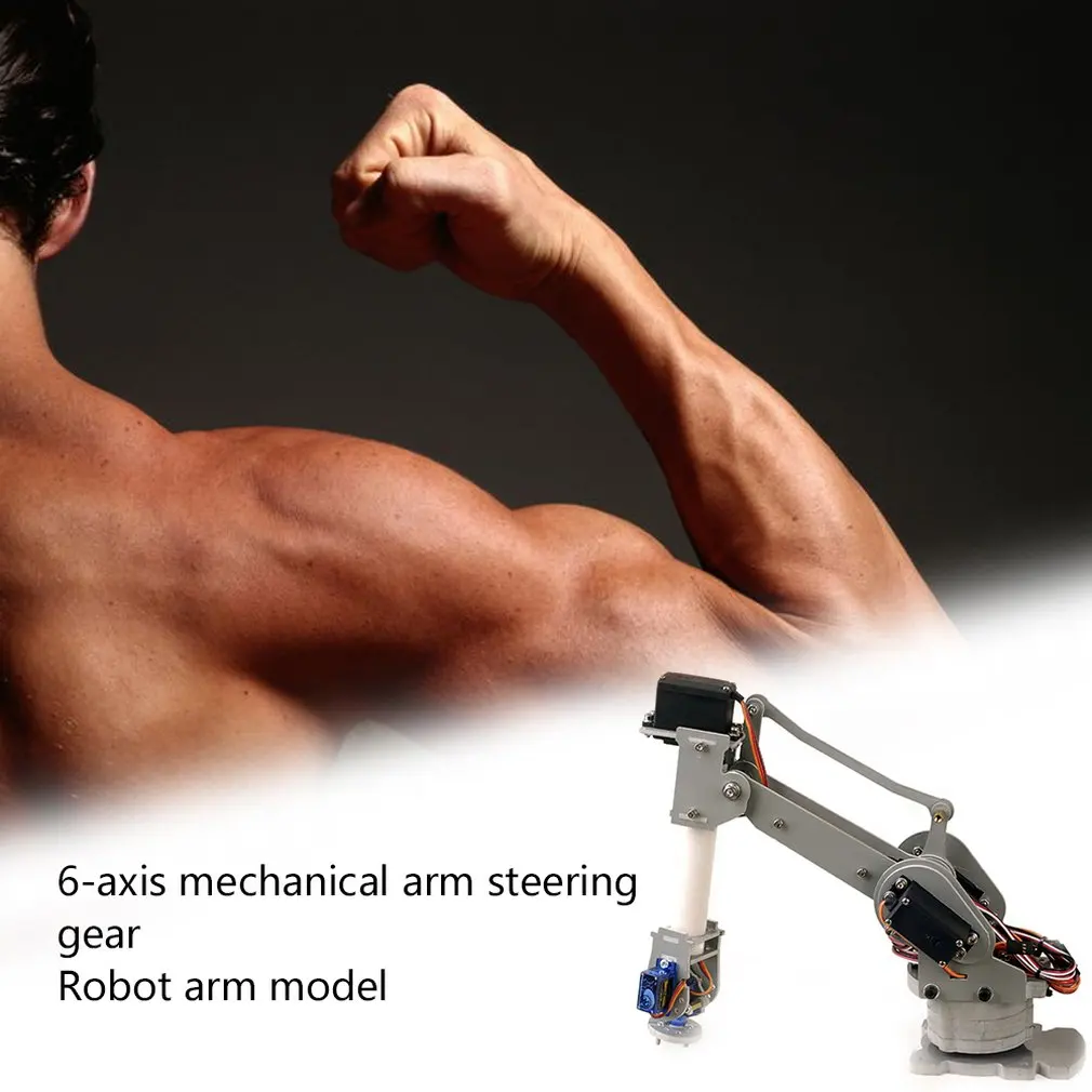 Fully Assembled 6-Axis Servo Control Palletizing Robot Arm Model for ...