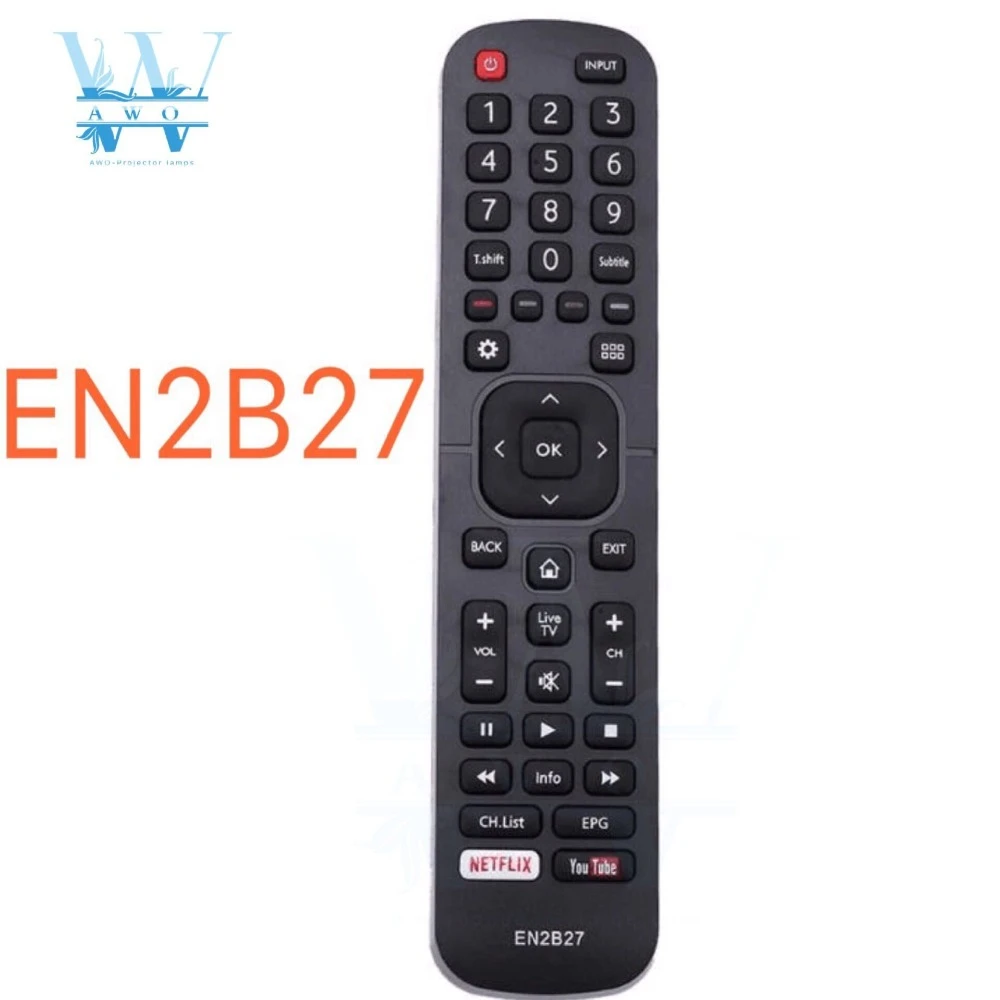 New En2b27 Replacement Remote Control For Hisense Tv Rc3394402/01 3139 ...