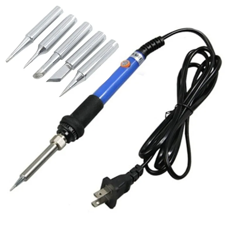 Soldering Wire Soldering Iron Kit Weld Tool Adjustable Temperature ...