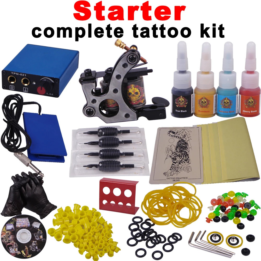 Tattoo kit complete tattoo tool equipment Body Art high quality tattoo ...