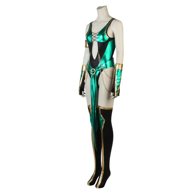 Game Mortal Kombat Jade Cosplay Costume For Female - AllCosplay.com