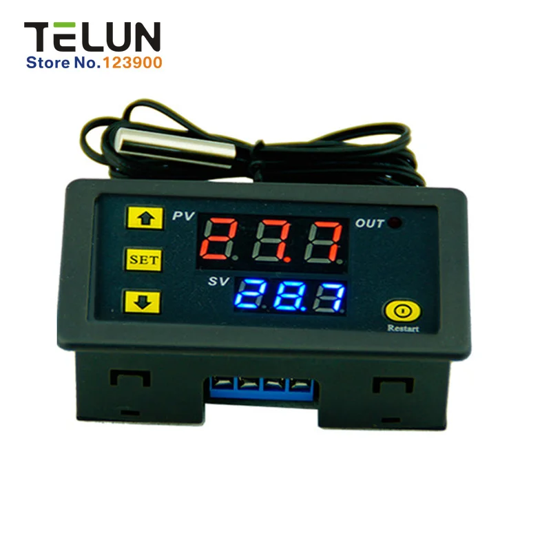 12v 24v 20a High Precision Digital Temperature Controller Thermostat Regulator Temperature